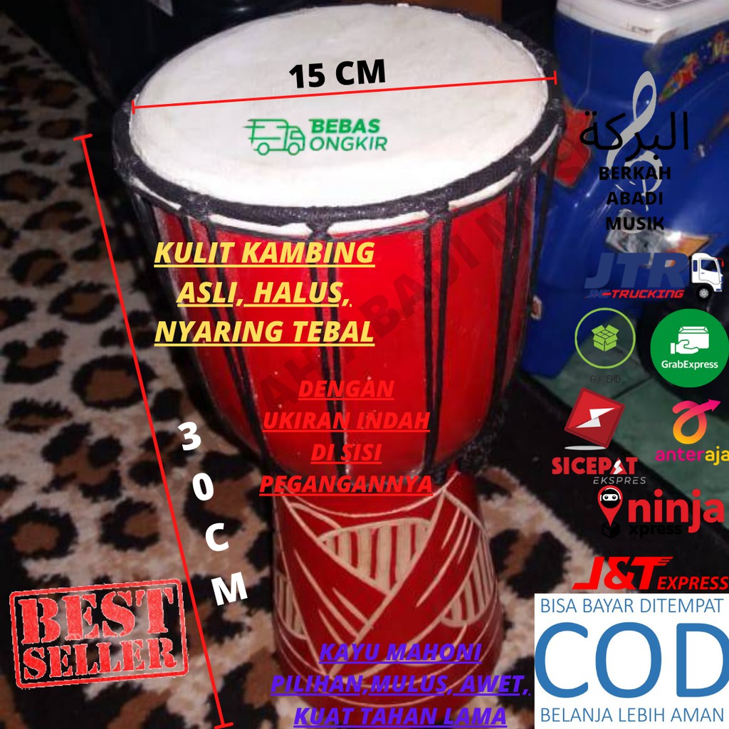 Jual JIMBE 30CM JIMBE SEDANG JIMBE ALAT MUSIK 30 CM JIMBE 30 CM Jimbe ...