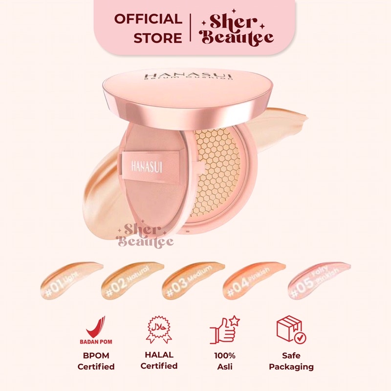 Jual Hanasui Serum Cushion All Shade 15g | Shopee Indonesia