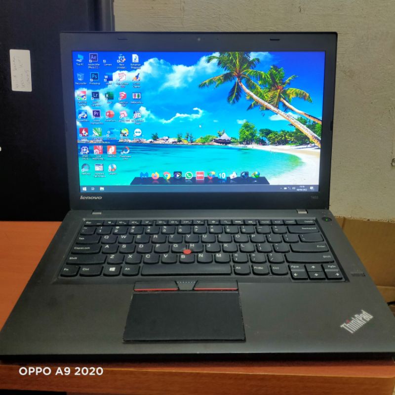 Jual LAPTOP Lenovo ThinkPad T450 i5 Gen 5 Ram 8GB SSD 256GB Camera Wifi ...