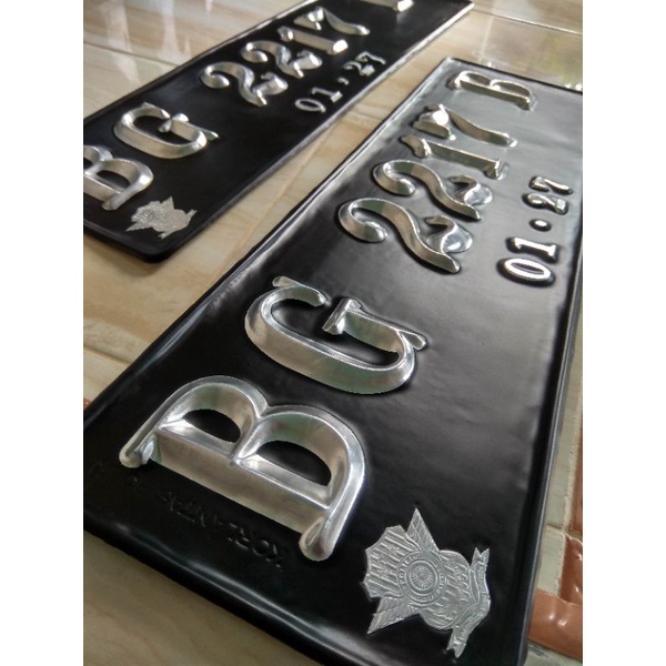 Jual Plat timbul mobil variasi 3D (sepasang) 2pcs | Shopee Indonesia