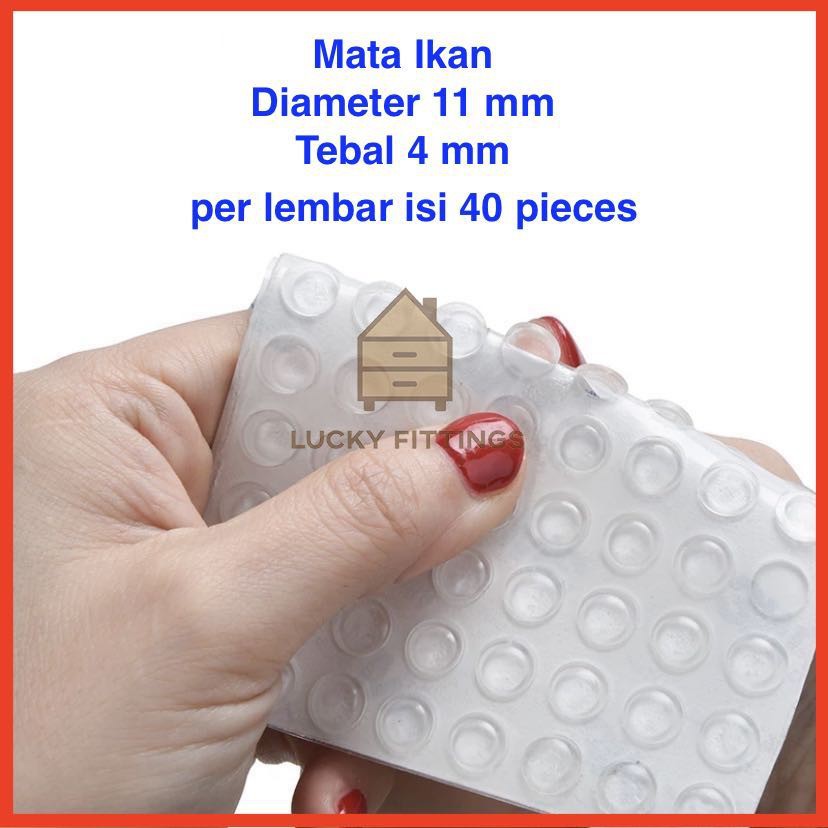 Jual Mata Ikan 3M / Alas Meja Kaca Tatakan Kaca Tatakan Pengganjal Anti ...