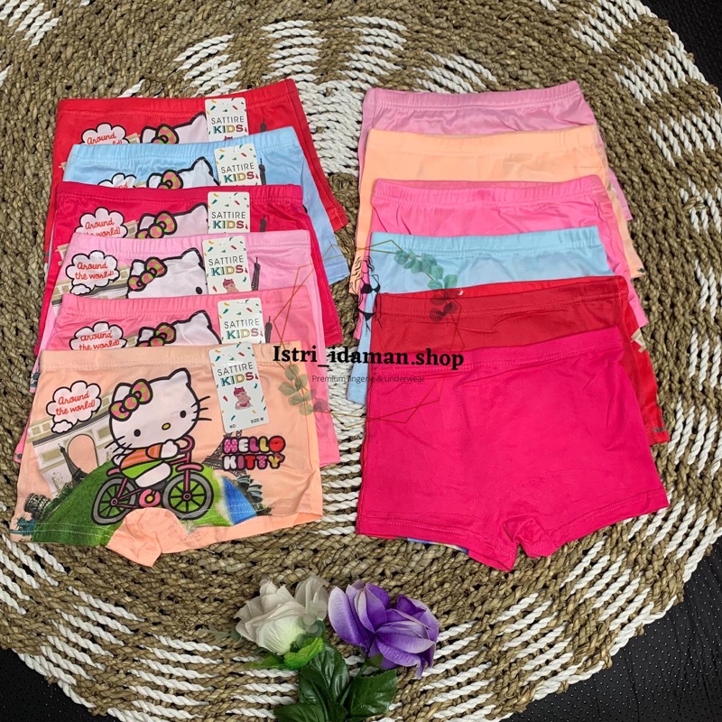 Jual Celana Dalam Anak Perempuan karakter CD Boxer Anak Cewek Hello ...