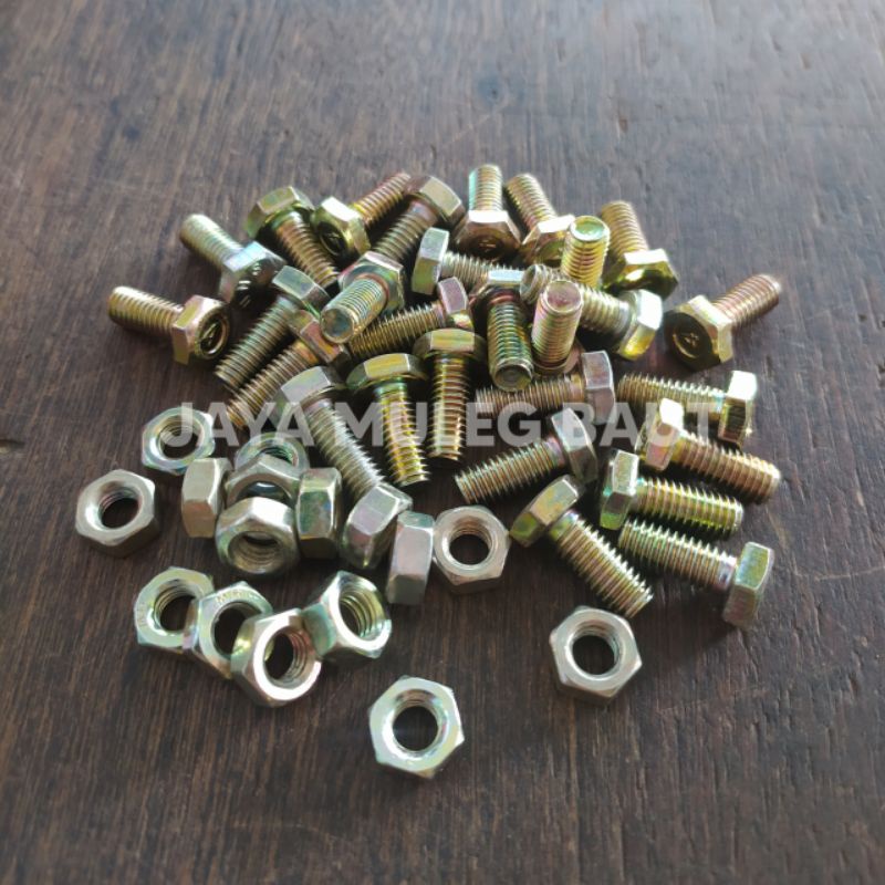 Jual baut 6×15mm Bolt and Nuts | Shopee Indonesia