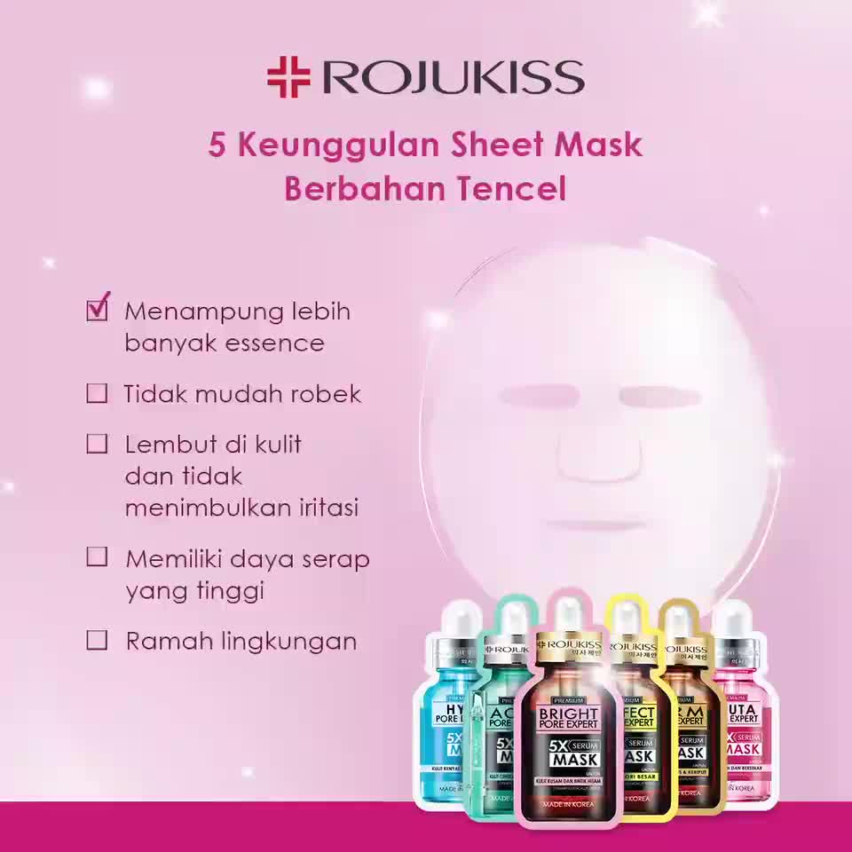 Jual [BPOM] ROJUKISS Premium Sheetmask / Serum | Shopee Indonesia