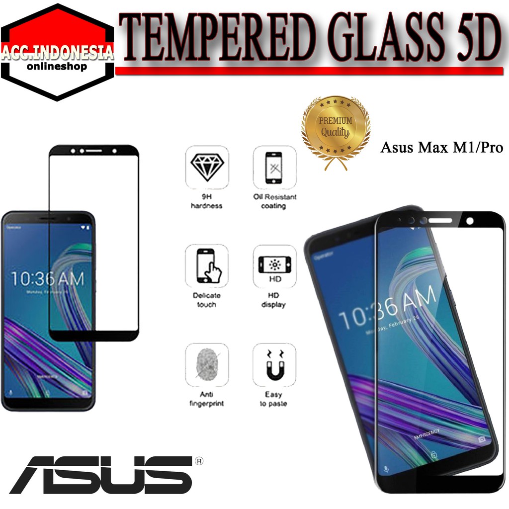 Jual Tempered glass 5D anto gores Asus M1 dan M1 Pro | Shopee Indonesia