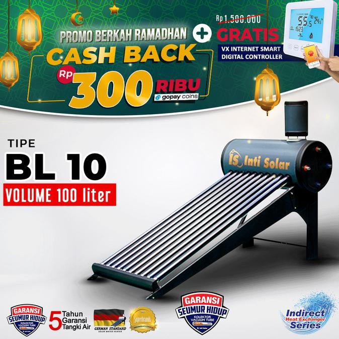 Jual Pemanas Air Matahari IntiSolar 100 liter INTI SOLAR WATER HEATER ...
