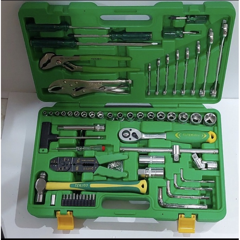 Jual TEKIRO MEKANIK TOOL SET 100 Pcs / Perkakaa bengkel / Kunci Bengkel ...