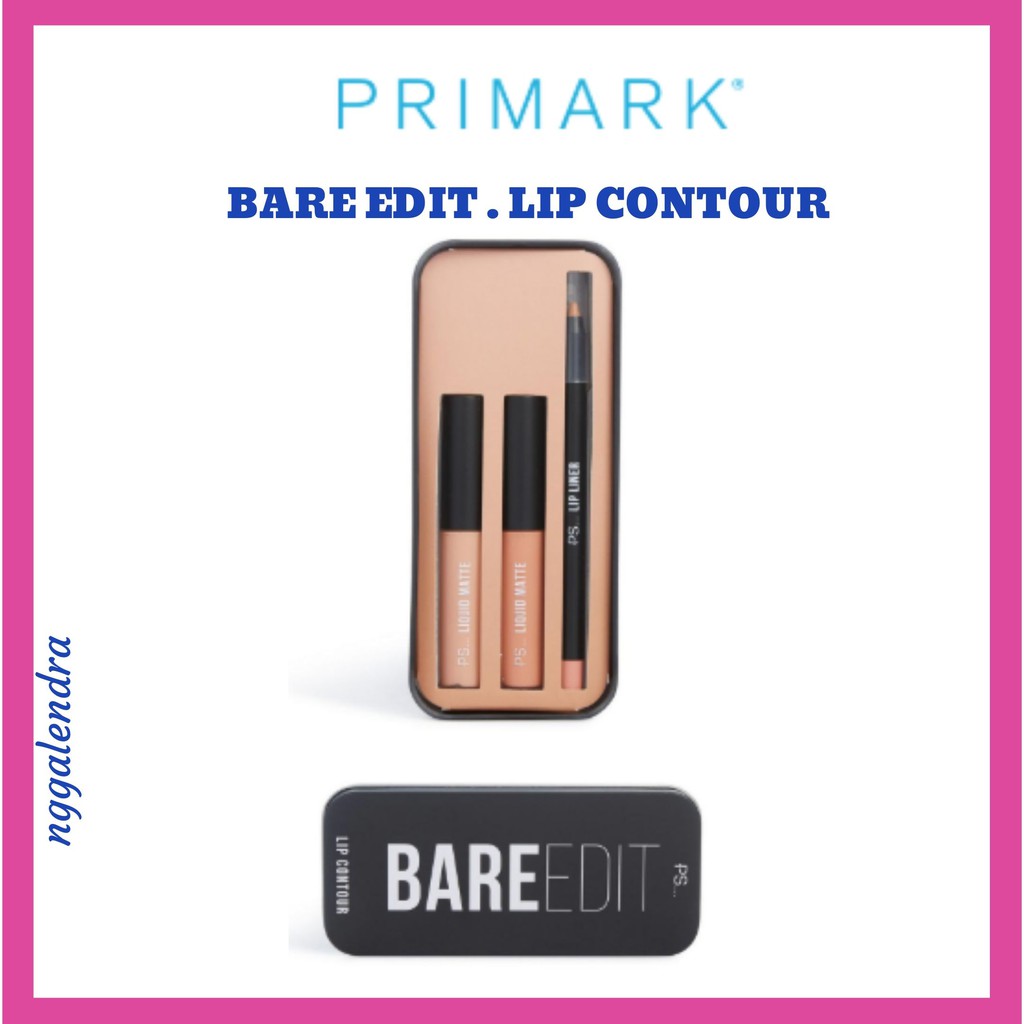 Jual PRIMARK BEAUTY Bare Edit Lip Contour Kit | Shopee Indonesia