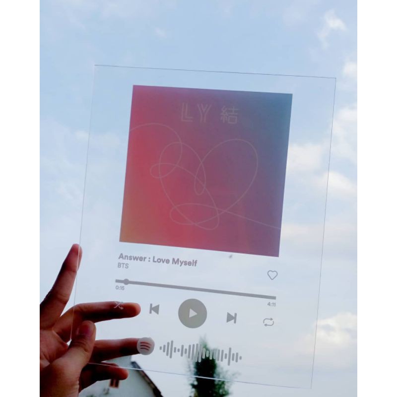 Jual CUSTOM AKRILIK SPOTIFY UV PRINT ALBUM ART SONG 20X25CM | Shopee ...