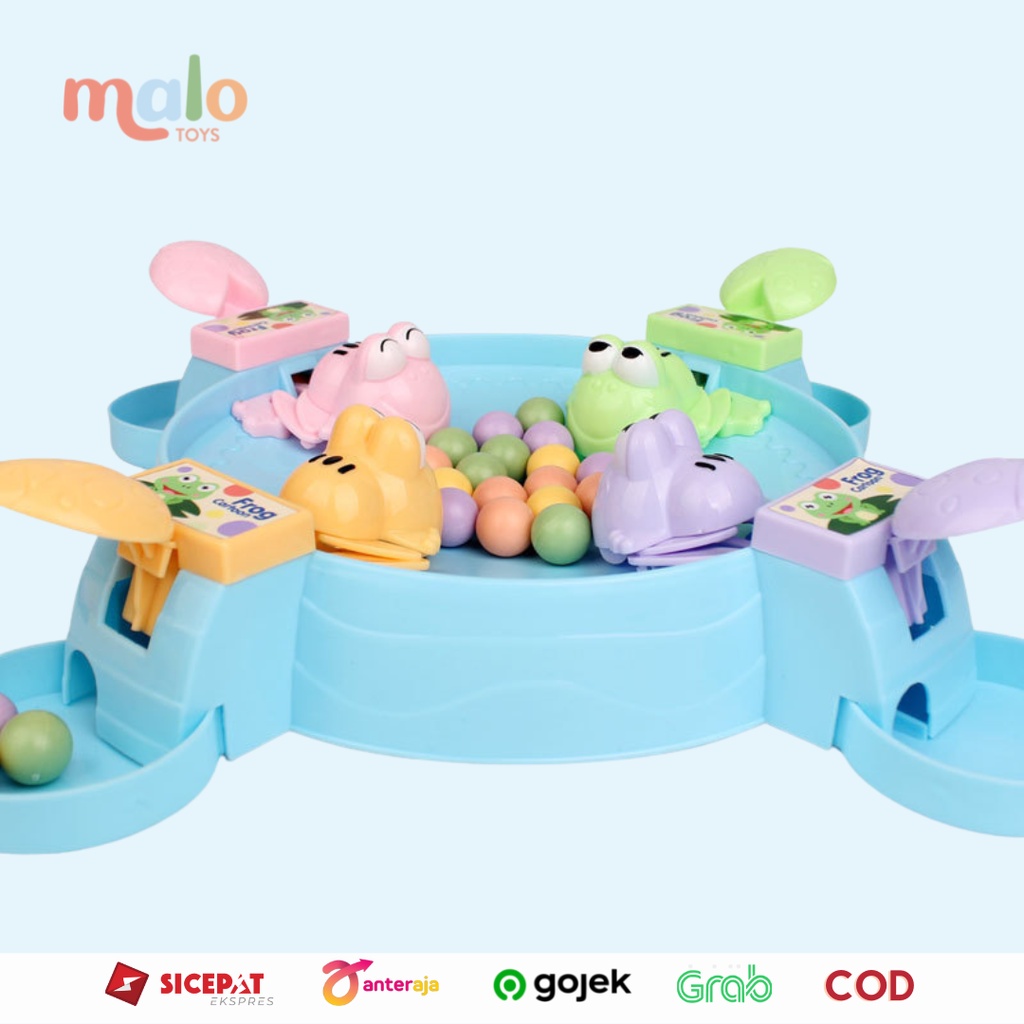 Jual MALOTOYS - Hungry Frogs Frog Scramble Game Kodok Katak Makan Bola ...