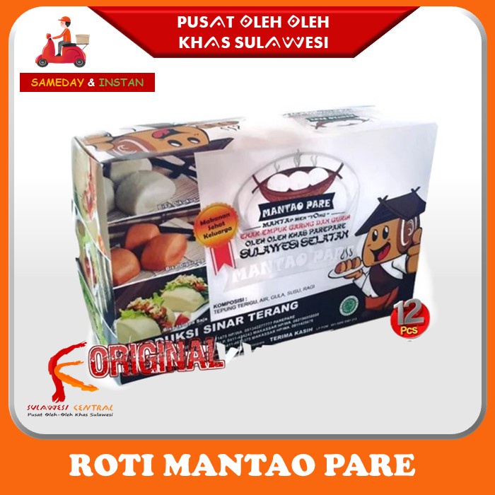 Jual Roti Mantao/Mantau Pare Sinar Terang Original Khas Sulawesi isi 12 ...