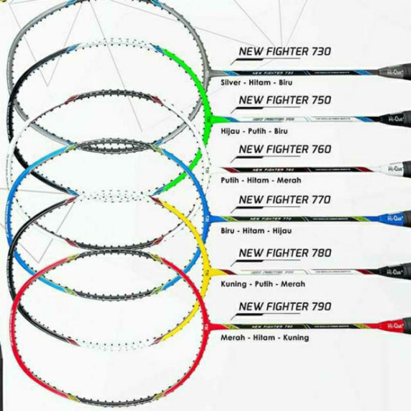 Jual Raket Badminton Hi qua New Fighter 32 lbs | Shopee Indonesia