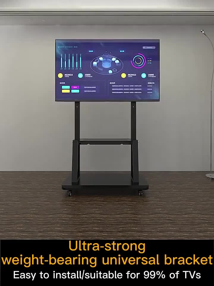 Jual Epic Finds Bracket standing roda LED TV 32"- 85" + Tray,Braket TV ...