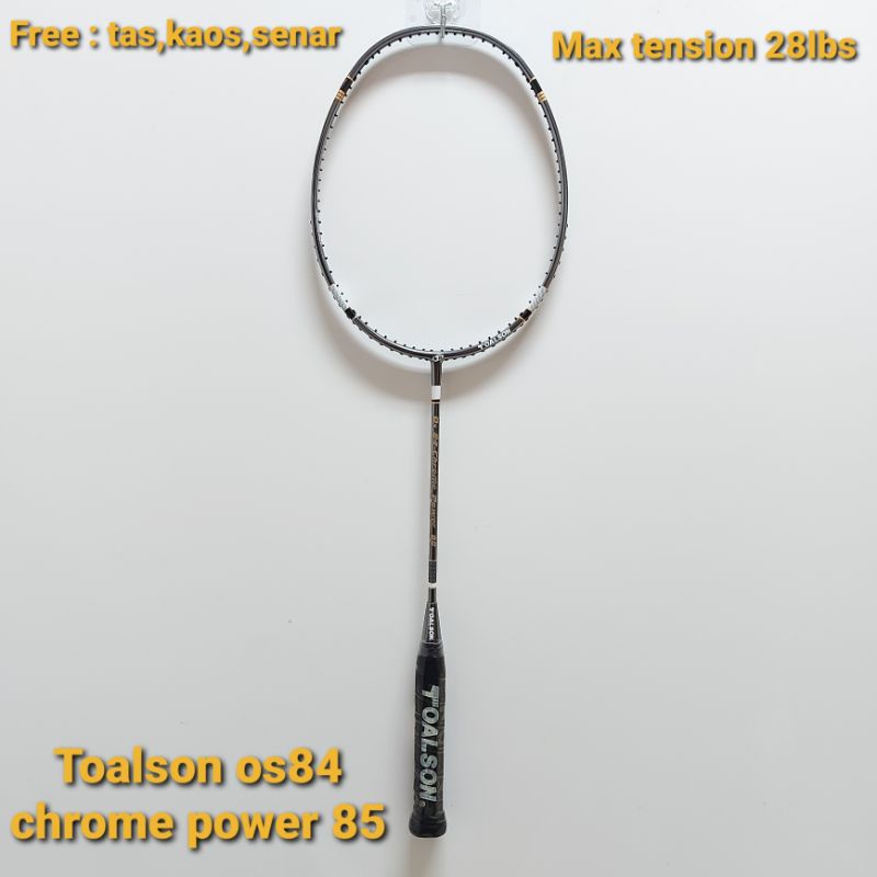 Jual RAKET BADMINTON TOALSON OS 84 CHROME 85 ORIGINAL | Shopee Indonesia