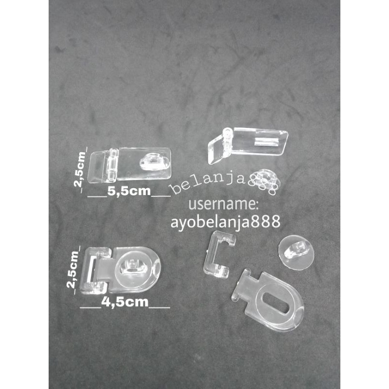 Jual Kunci gembok akrilik bening/engsel gembok overpal-1pcs | Shopee ...