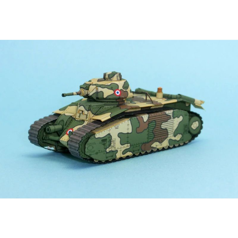 Jual {Terima Jadi} B1 Bis Tank, Papercraft WW II, + Girl und Panzer ...