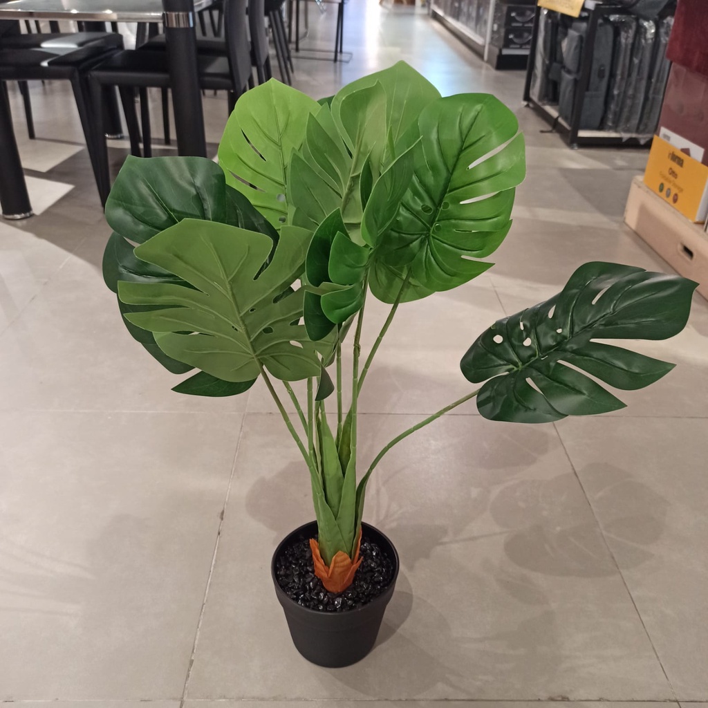 Jual Tanaman Palsu, Tanaman Hiasan, Artificial Monstera Dengan Pot ...