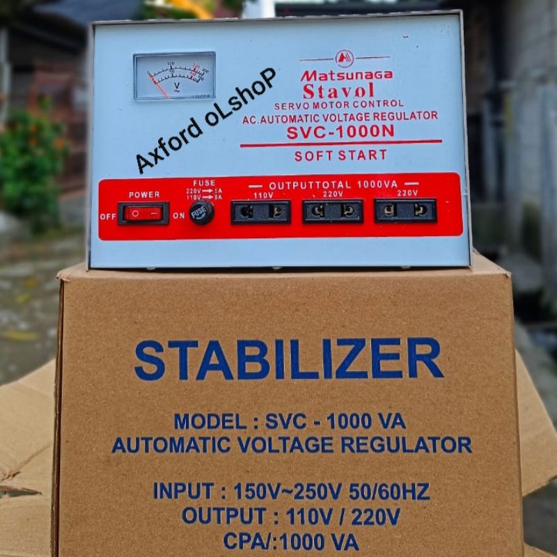 Jual Stavol / Stabilizer SVC-1000 Watt Matsunaga | Shopee Indonesia