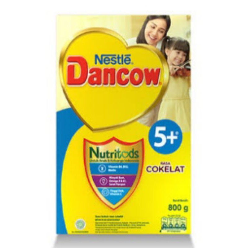 Jual DANCOW 5+ Nutritods Cokelat 750gr/Susu Pertumbuhan Anak Dancow 5 ...