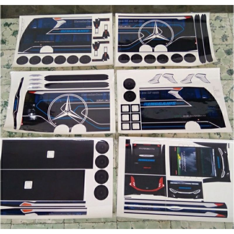 Jual Lembaran Papercraft Bus Pandawa 87 GAA Skala 1:20 JB3+SDD VOYEGER ...