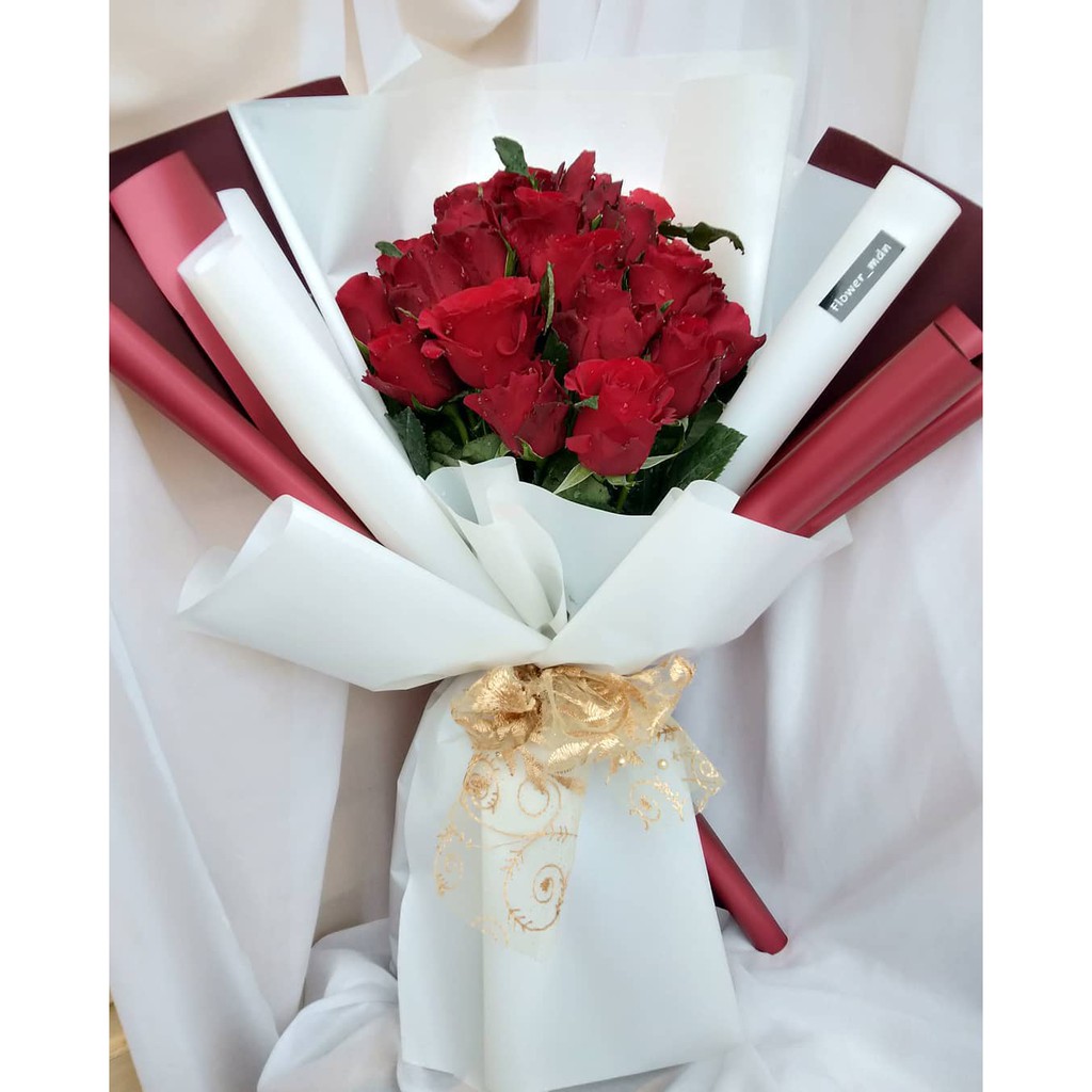 Jual flower medan buket bunga valentine mawar asli medan fresh flowers ...