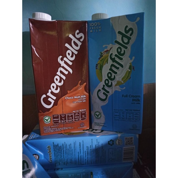 Jual Susu Greenfields 1 liter (FULLCREAM) | Shopee Indonesia