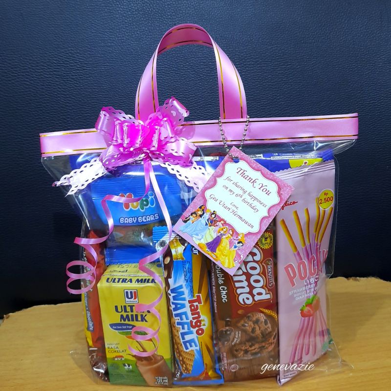 Jual Paket snack ulang tahun anak free kartu ucapan/Bingkisan ultah ...
