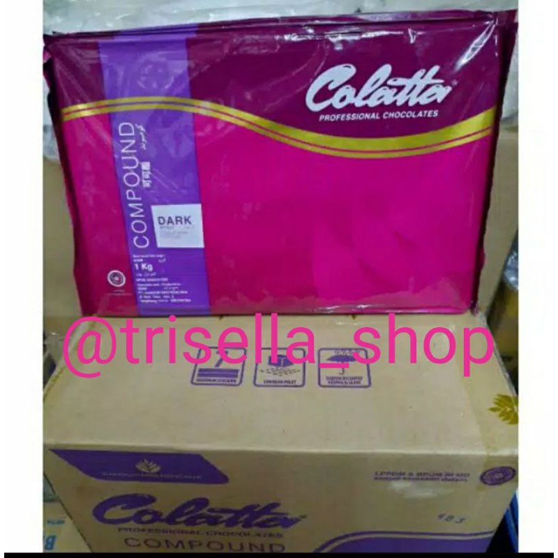 Jual Collata compound dark, coklat Collata dark kemasan 1 kg | Shopee ...