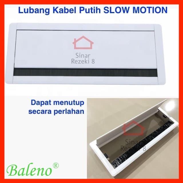Jual Meja Tutup Lubang Kabel Meja Kerja Grommet Cable Kotak Putih White ...