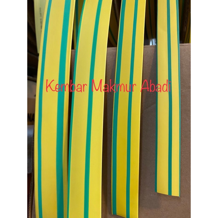 Jual Heatshrink 10mm Yellow Green PER ROLL - Selang Bakar Kuning Hijau ...