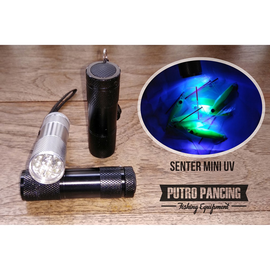 Jual Senter UV mini 9 UV LED | Shopee Indonesia