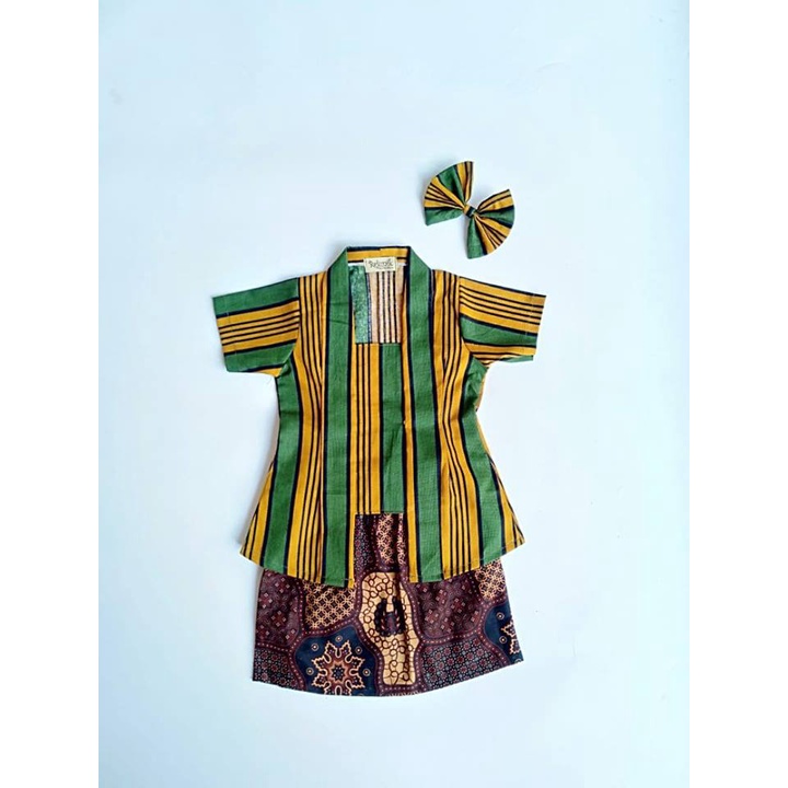 Jual SETELAN ANAK KEBAYA LURIK NEWBORN/BAJU KEBAYA TRADISONAL/KEBAYA TRADISONAL ANAK/KEBAYA ...