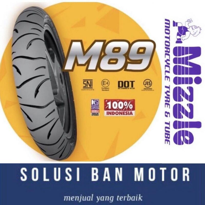 Jual Ban Motor Matic MIZZLE M89 100/80-14 ( TUBELESS ) | Shopee Indonesia