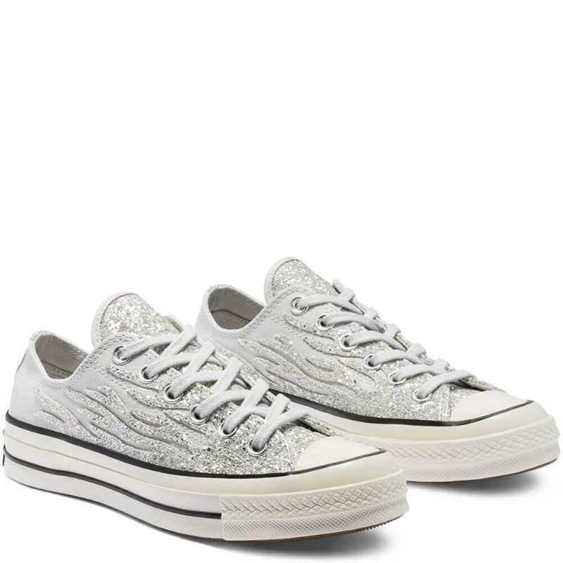 Jual Converse Chuck Taylor 70s Women's Glitter Shine Low Top Photon ...