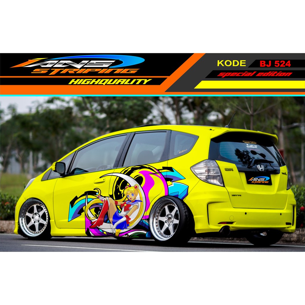 Jual DECAL STICKER MOBIL ANIME / STIKER TOYOTA / STICKER DAIHATSU ...