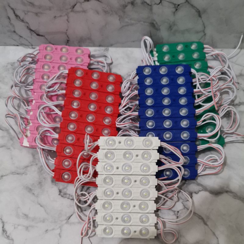 Jual Modul led (isi 20pcs) kolong mobil grosir 5730 12Volt 12V 3 led ...
