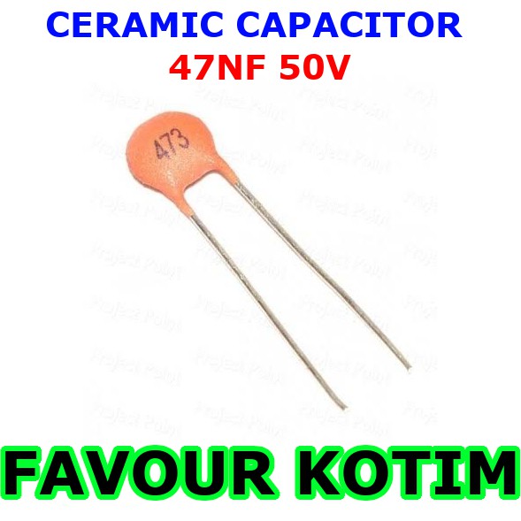 Jual CERAMIC CAPACITOR 473 47NF 47KP 50V KAPASITOR KERAMIK FVKOTIM ...