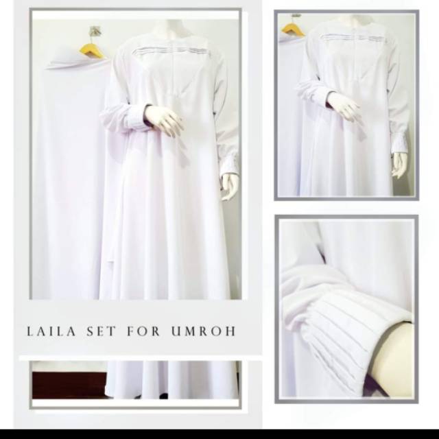 Jual Laila set umroh by safiyya hijab | Shopee Indonesia