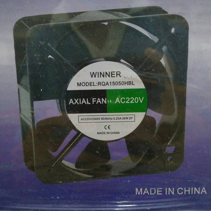 Jual Axial Cooling Fan Winner kotak Ball Bearing 15x15cm 15 cm 15cm ...
