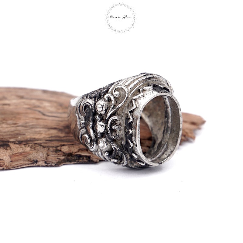Jual Emban Cincin Batu Akik Pria Ikat Cincin Alpaka Lapis Perak 925 ...