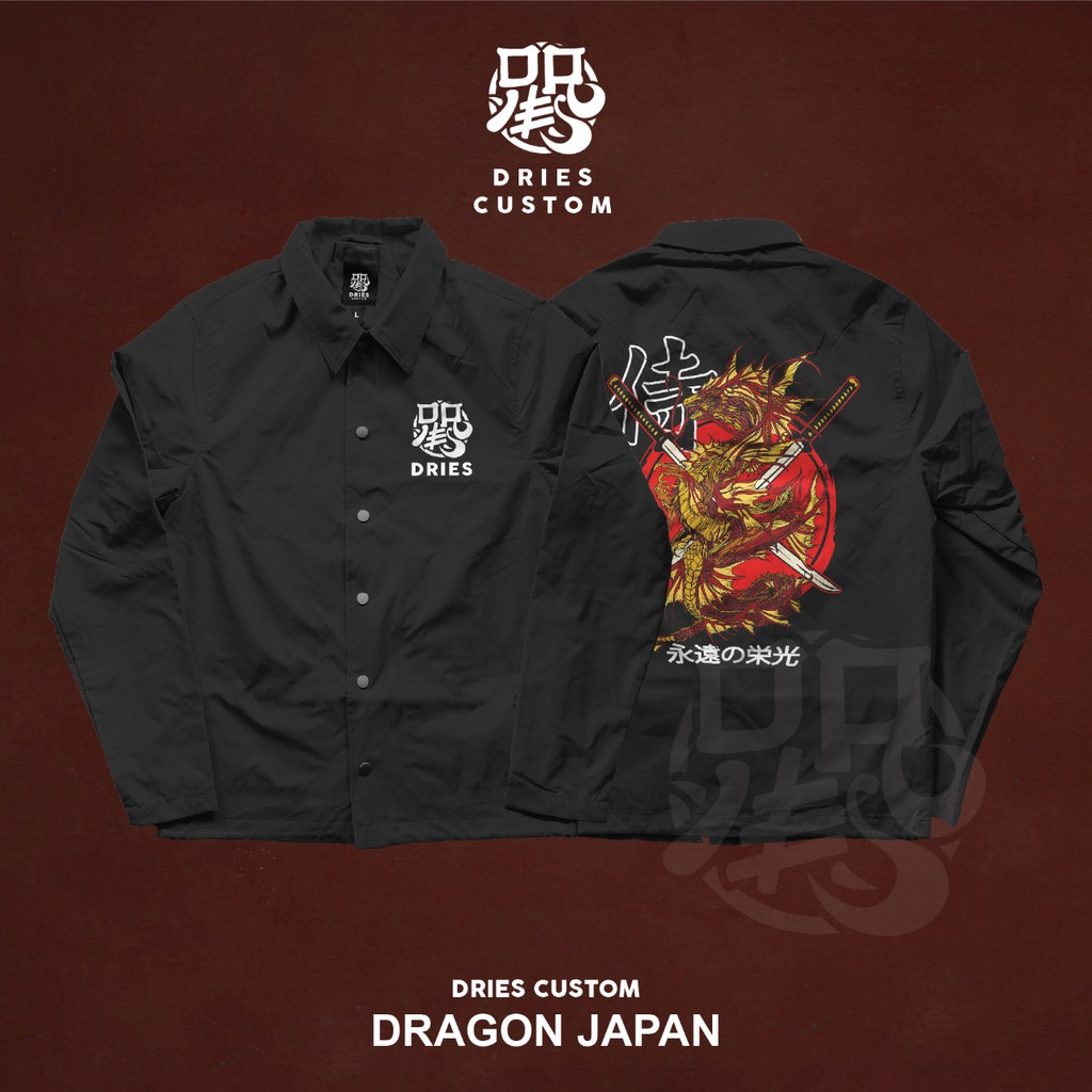 Jual Dries jaket coach DRAGON JAPAN | Shopee Indonesia