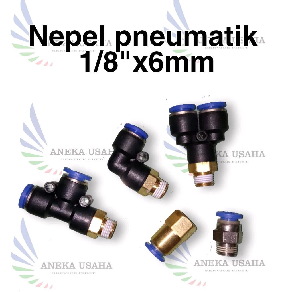 Jual Nepel Pneumatik 1/8 x 6mm | Shopee Indonesia