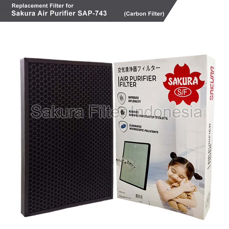 Jual Filter Carbon Sakura Air Purifier SAP-743 Sakura APCH-79890 ...