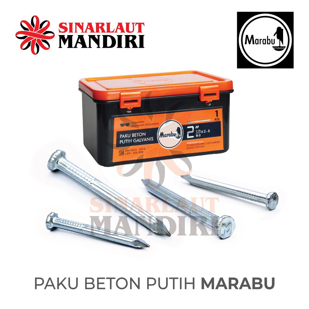 Jual Paku Beton Marabu 1 Inch | Shopee Indonesia