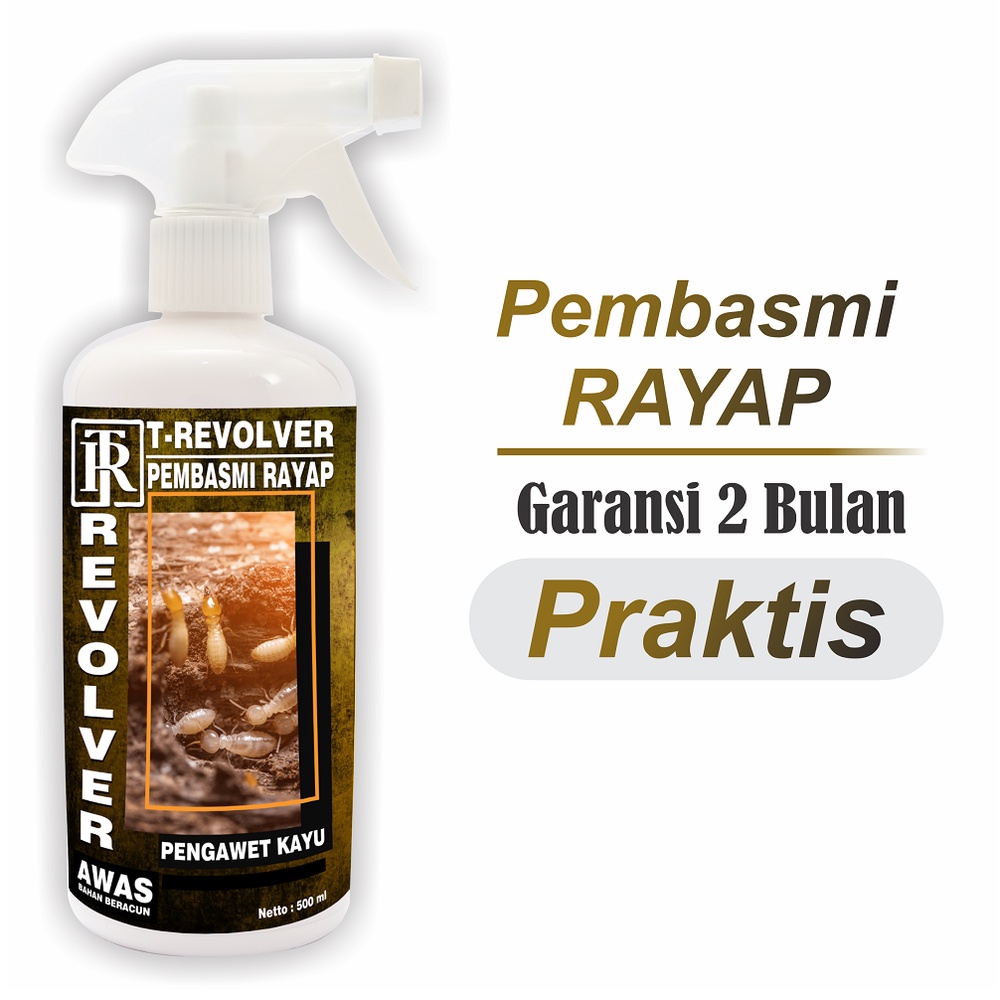 Jual pembasmi rayap kayu dan tanah T revolver anti rayap 500 ml ...