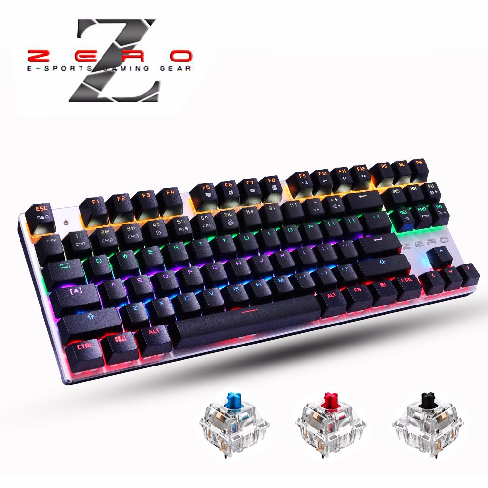 Jual Zero Gaming Mechanical Keyboard - Blue Switch | Shopee Indonesia