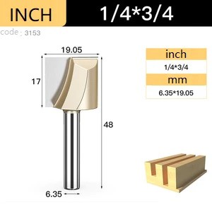 Jual Mata router template cleaning bottom flush trim kayu HPL edging 19 ...