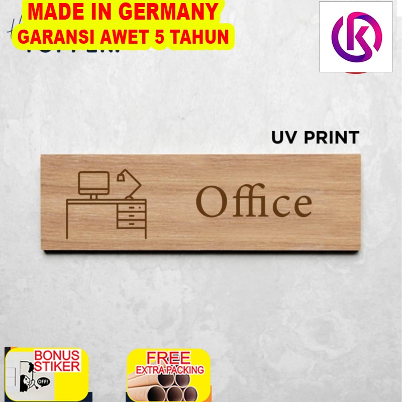 Jual Murah Signage Office Kantor Sign Board UV Print Kayu - Kyoto Style ...