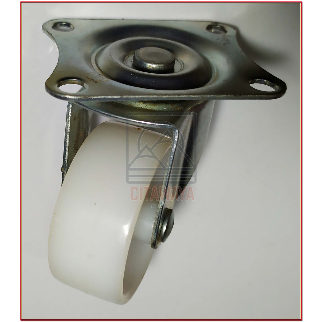 Jual Roda Lemari Etalase Troly 2 Inch Hidup Nylon | Shopee Indonesia