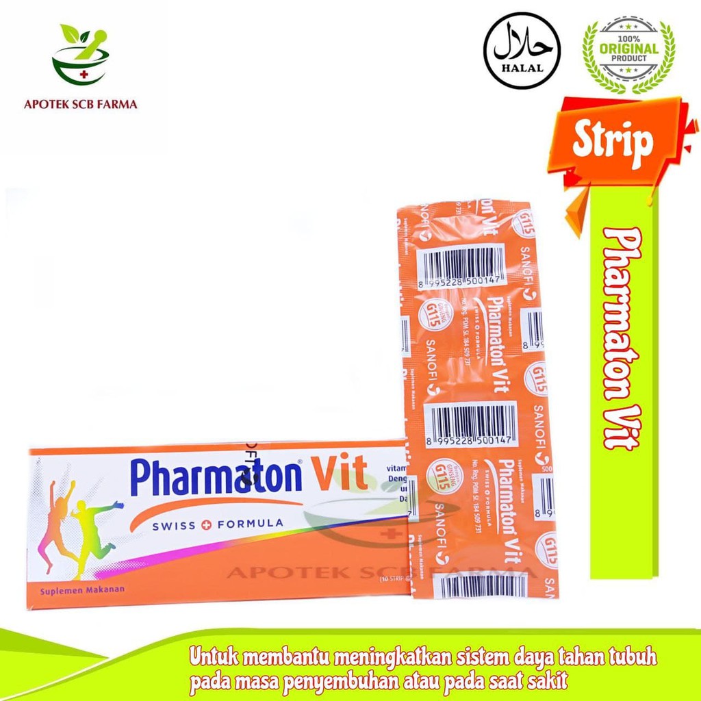 Jual Pharmaton Vit - Suplemen Membantu Memelihara Daya Tahan Tubuh ...